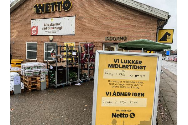 Netto i Give lukker – dog kun en uge pga. ombygning