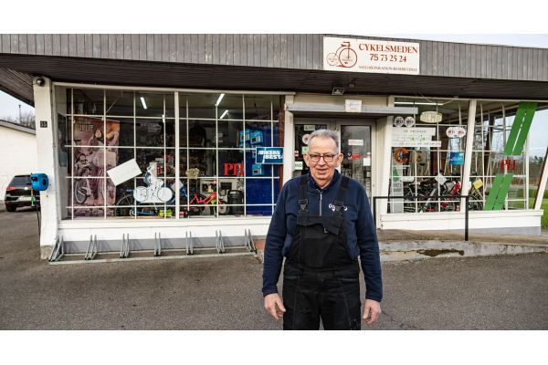 Efter 44 år som byens cykelsmed: Om 11 måneder kan det være slut med ...