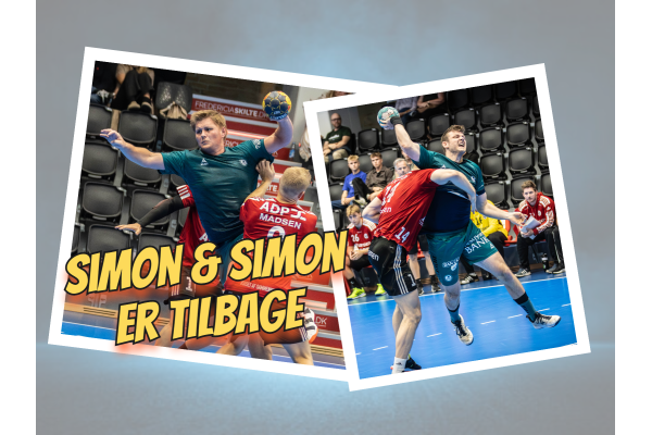 Gode nyheder for håndboldklubben: Simon og Simon er tilbage efter svær ...