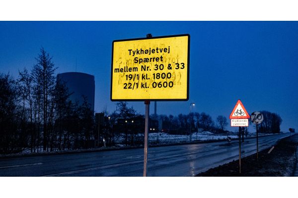 Trafikinformation: Nye trafikale forhold for bilisterne på Tykhøjetvej